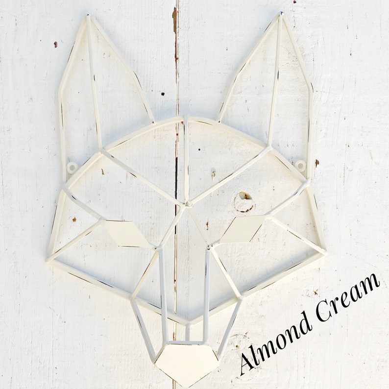 Metal Fox Wall Dècor/ Fox Head/ Iron Fox Head/ Geometric Fox | Etsy