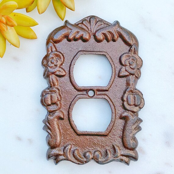 Outlet Plate Decorative Outlet Plate Shabby Chic Outlet | Etsy