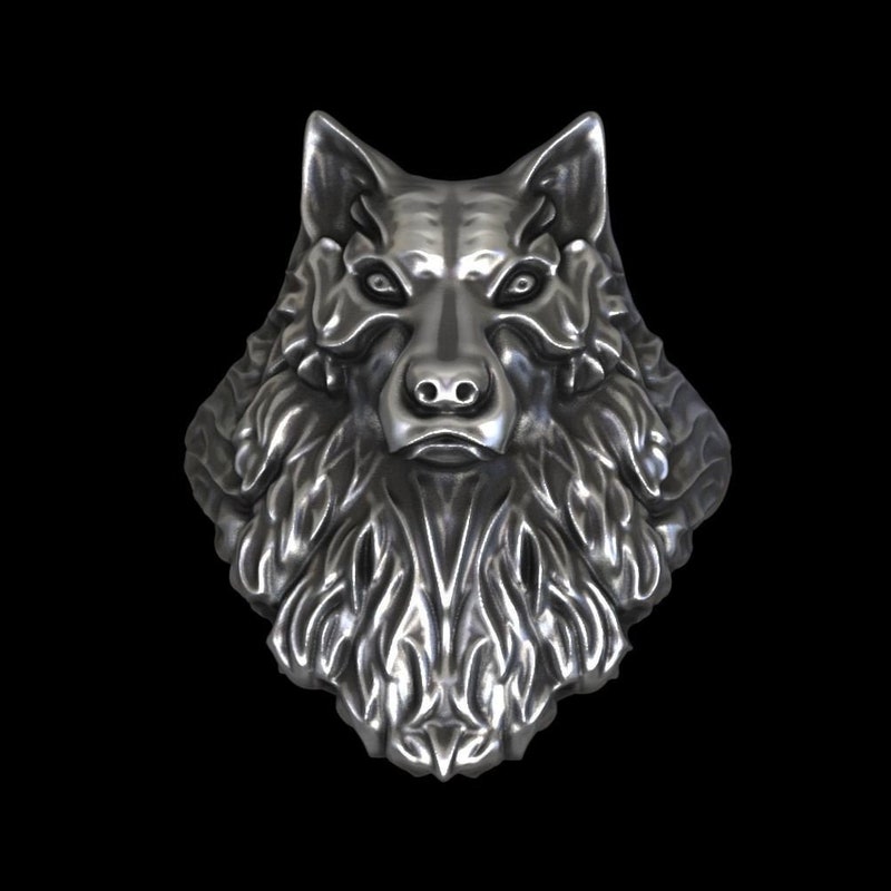 Mens Wolf Ring - Etsy