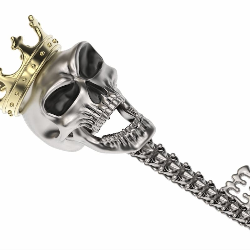 Crown Key Necklace - Etsy