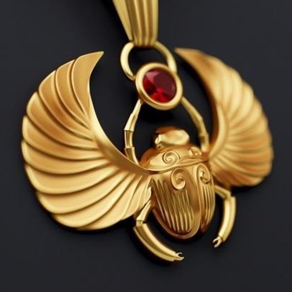 Silver Scarab - Etsy