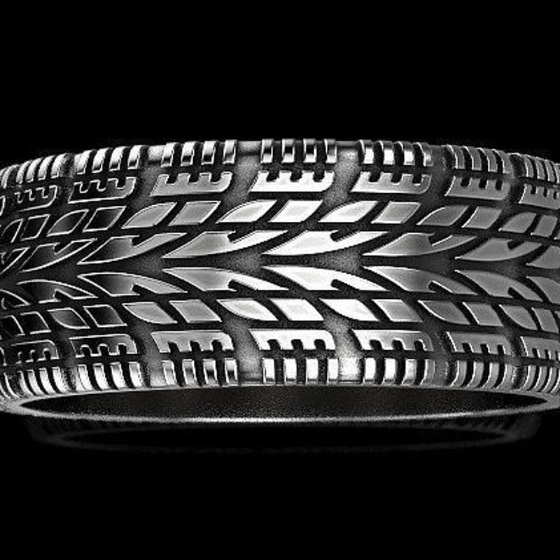 Tire Tread Ring - Etsy