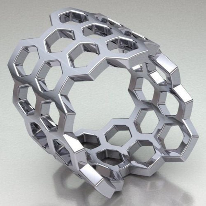 Honeycomb Ring - Etsy