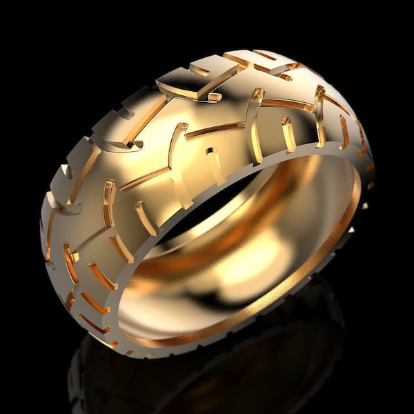 Tire Tread Ring - Etsy