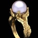 Dilong Dragon Ring 10k/14k/18k White, Yellow, Rose Green Gold, Gold ...