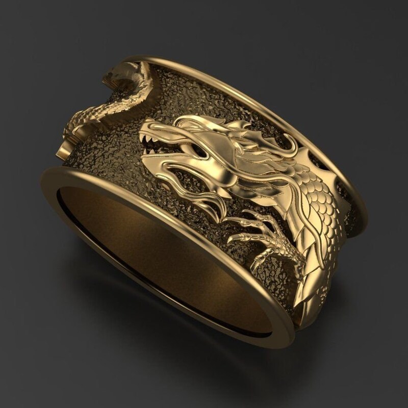Dragon Ring - Etsy