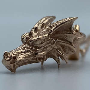 Abeloth Dragon Pendant *10k/14k/18k White, Yellow, Rose, Green Gold ...