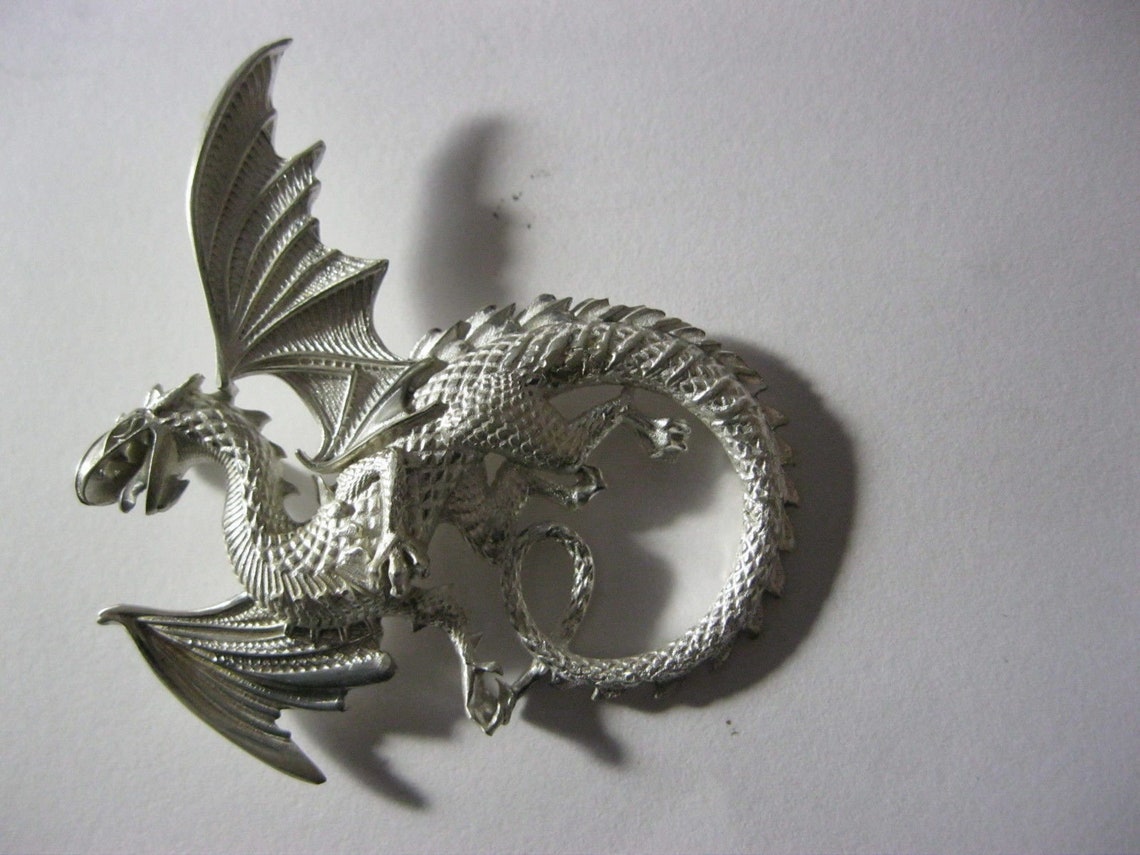 Helios Dragon Pendant *10k/14k/18k White, Yellow, Rose, Green Gold ...