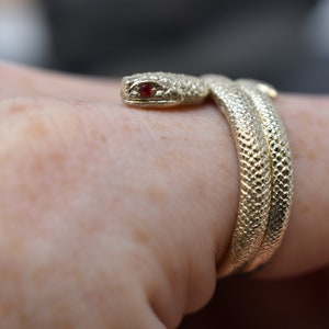 Black Mamba Snake Ring *10k/14k/18k White, Yellow, Rose, Green Gold ...
