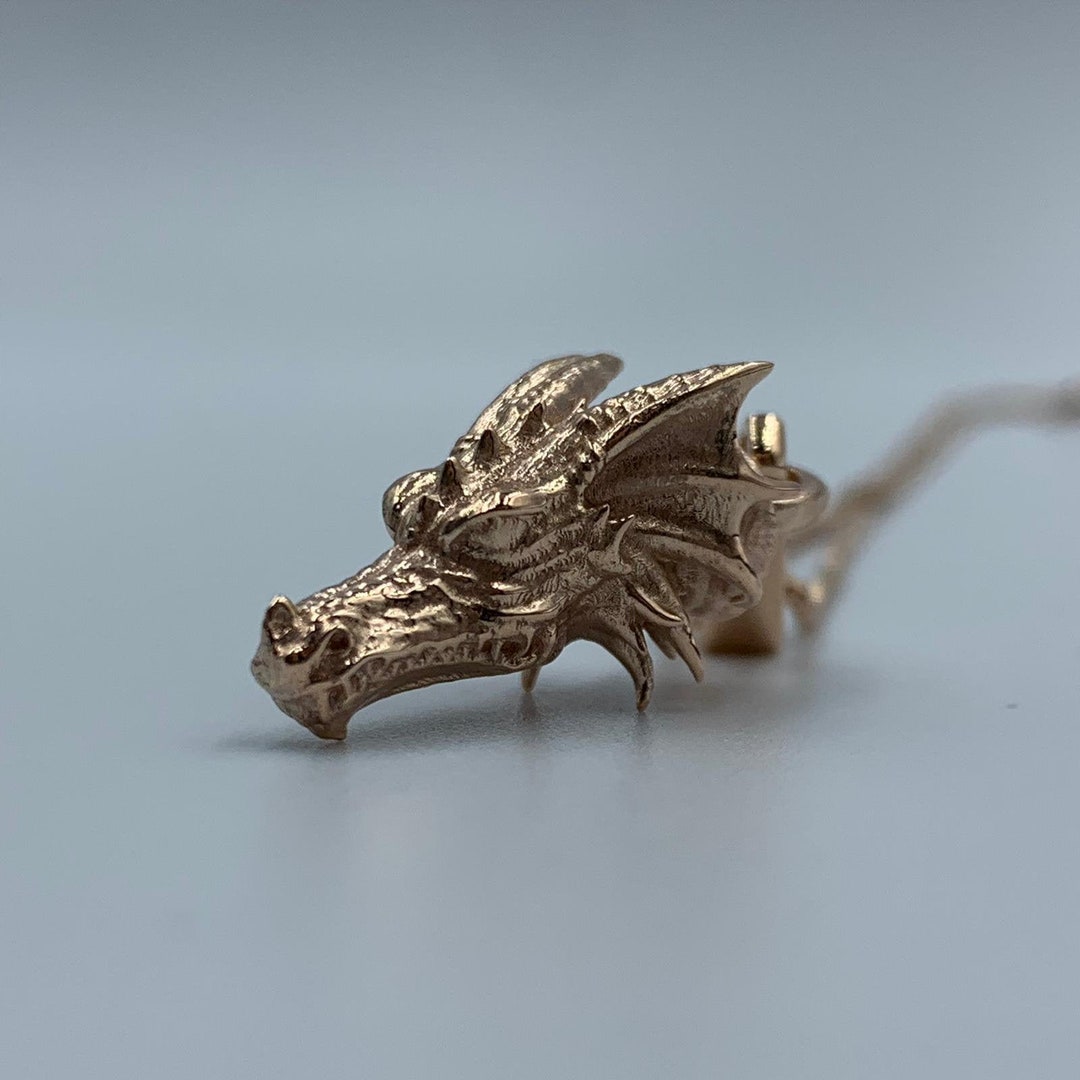 Abeloth Dragon Pendant *10k/14k/18k White, Yellow, Rose, Green Gold ...
