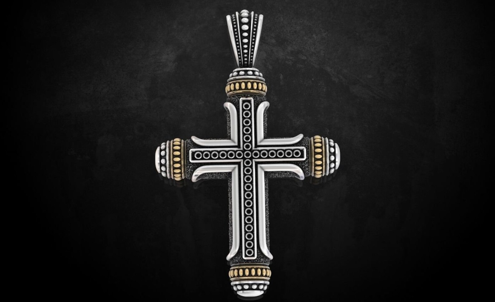 Pope Gregory VIII Cross Pendant *10k/14k/18k White, Yellow, Rose, Green ...