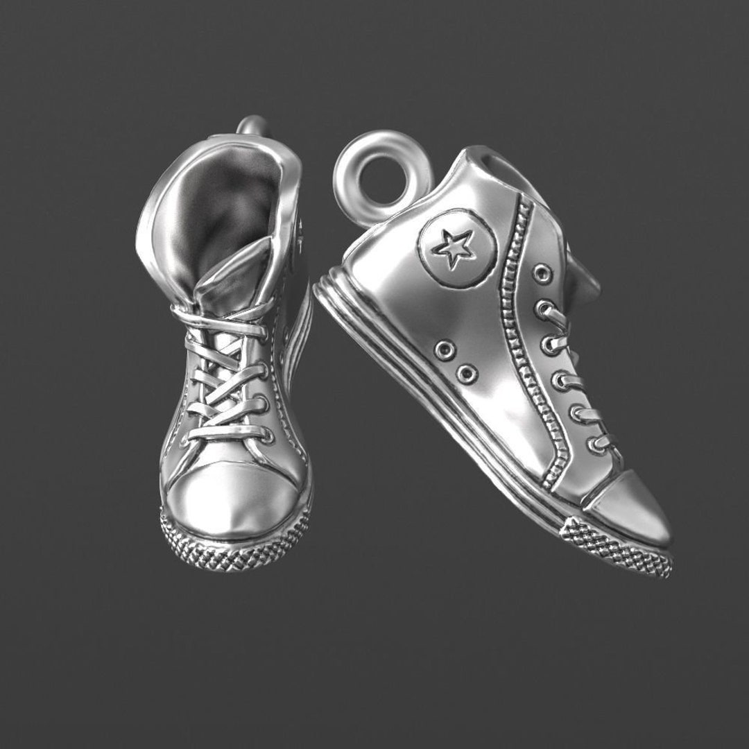 Converse Chuck Taylor All Star High Top Sneaker Pendant *10k/14k/18k ...