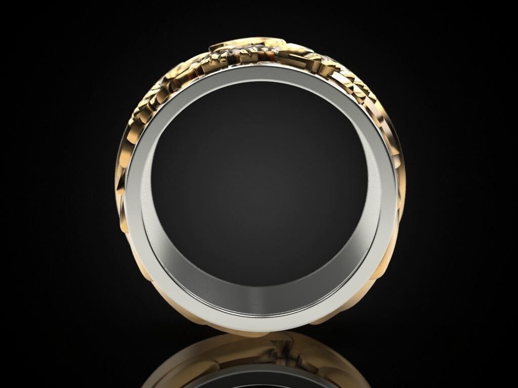 Thorondor Eagle Ring *10k/14k/18k White, Yellow, Rose, Green Gold, Gold ...