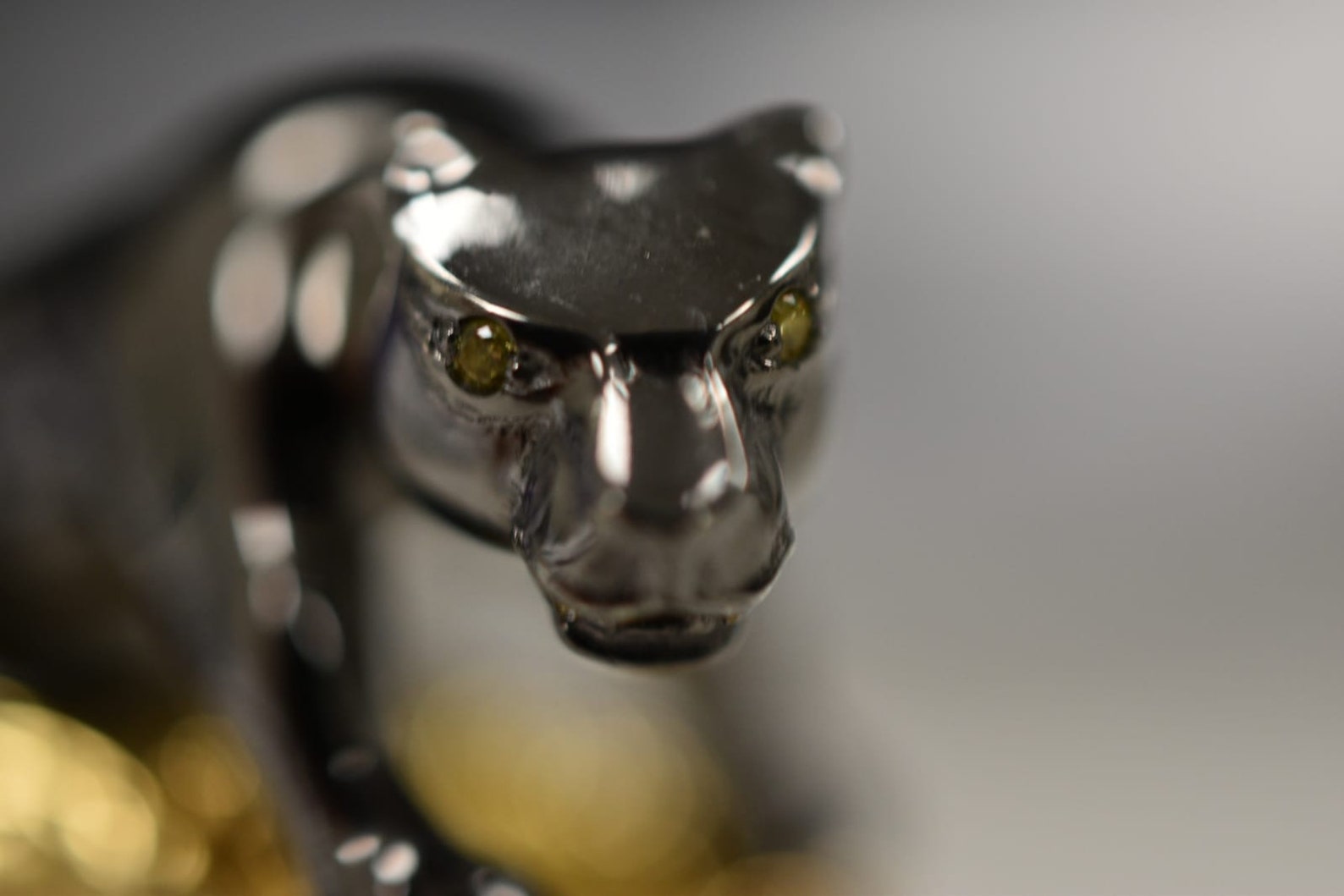 Rajah Tiger Ring 10k/14k/18k White Yellow Rose Green Gold - Etsy