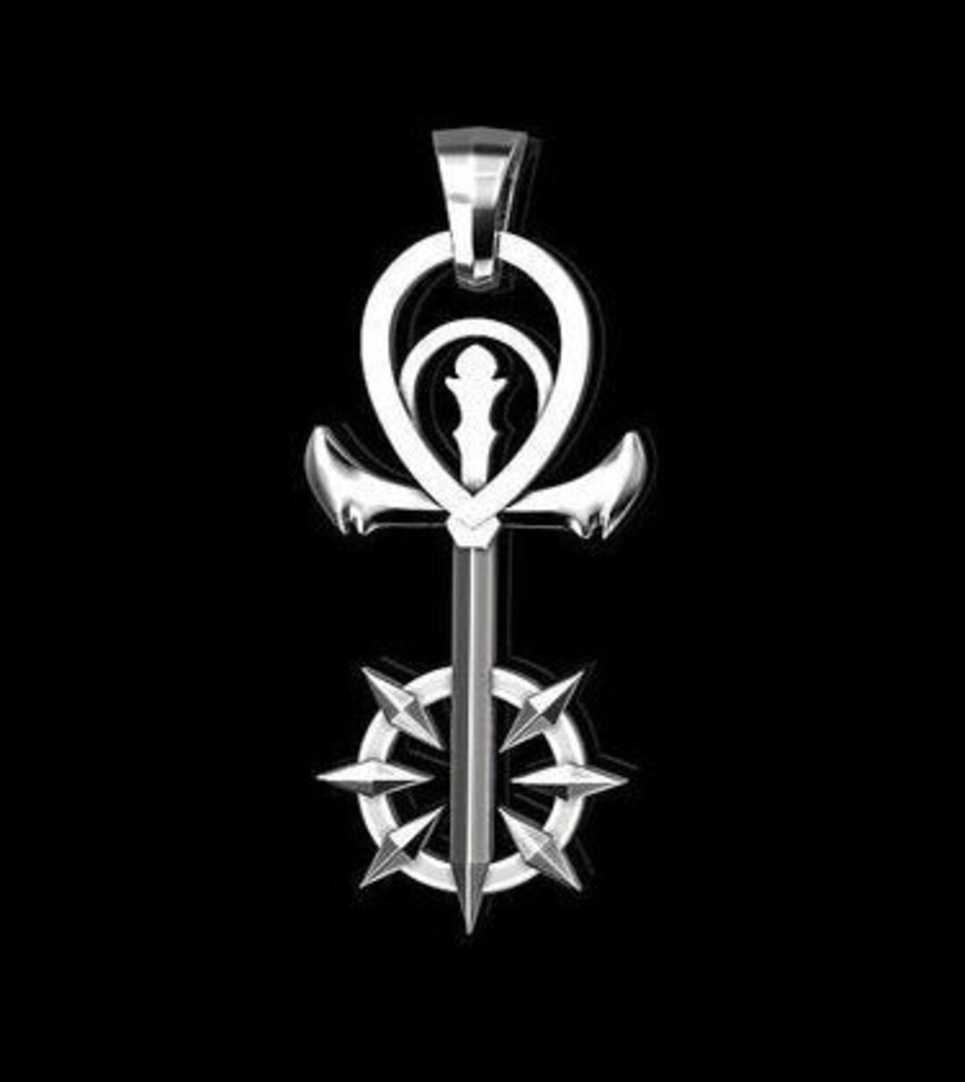 Anarch Revolt Vampire Pendant *10k/14k/18k White, Yellow, Rose, Green ...
