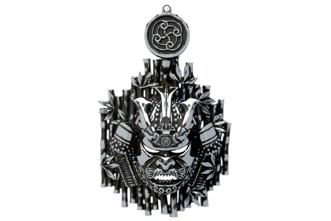 Bushi Samurai Pendant *10k/14k/18k White, Yellow, Rose, Green Gold ...