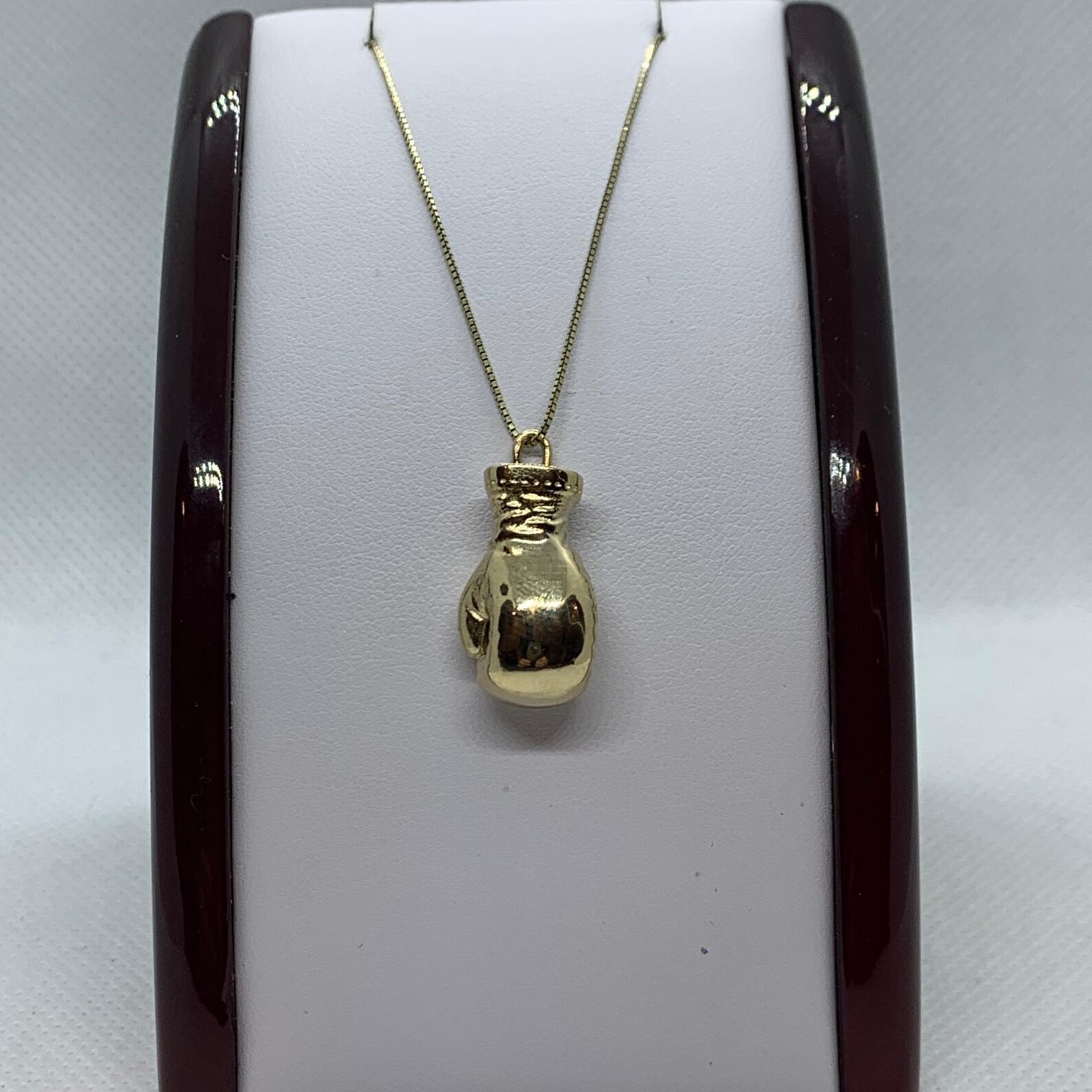 Fighter Boxing Glove Pendant *10k/14k/18k White, Yellow Rose Green Gold ...
