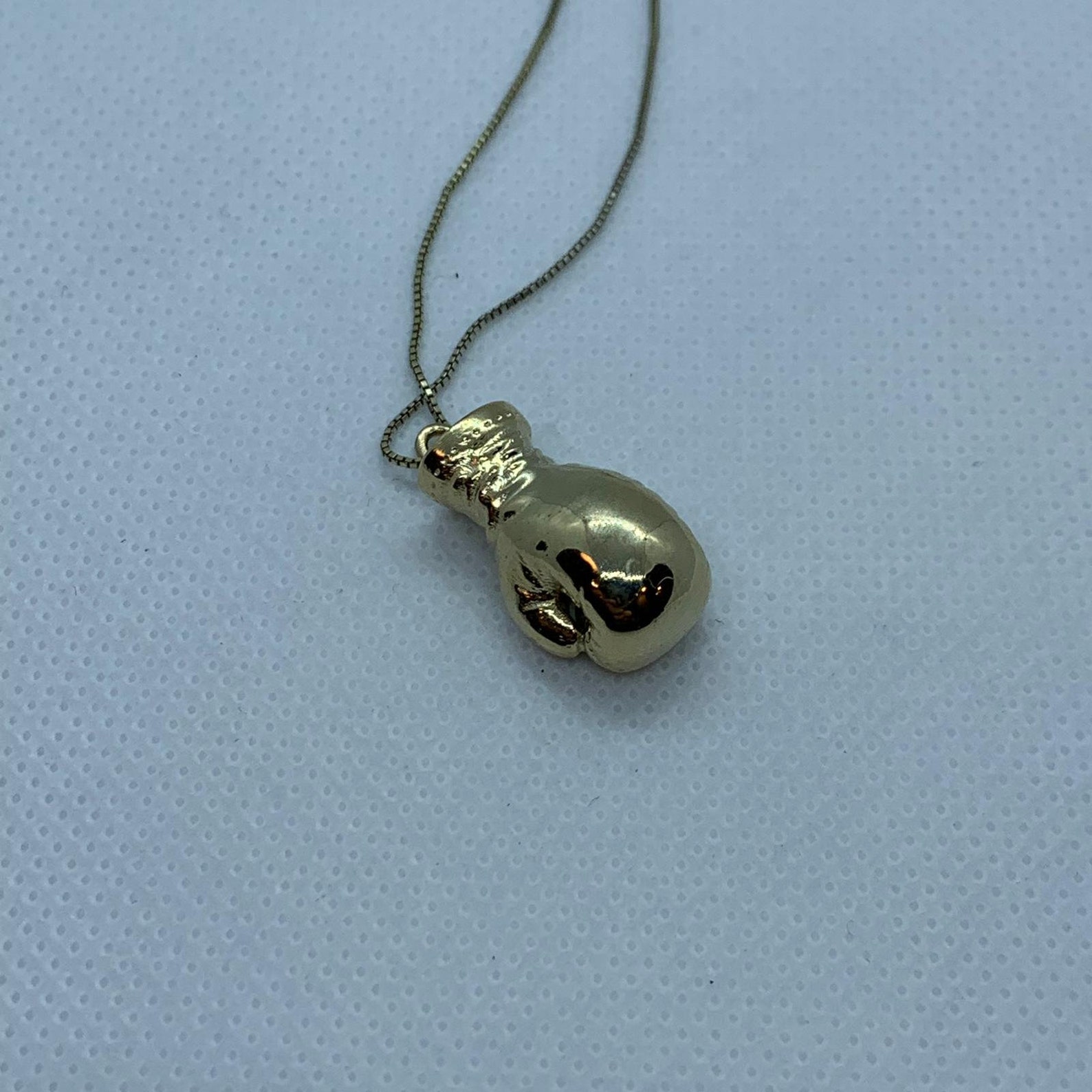Fighter Boxing Glove Pendant *10k/14k/18k White, Yellow Rose Green Gold ...