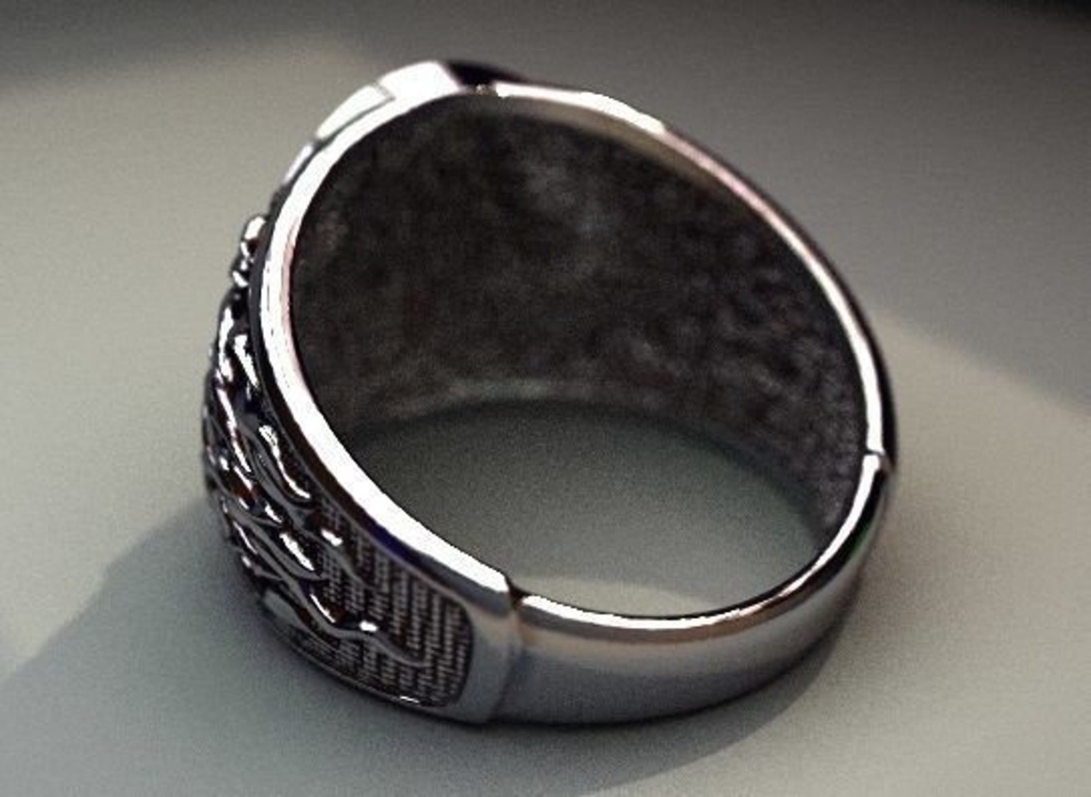 Fire Elemental Ring *10k/14k/18k White, Yellow, Rose, Green Gold, Gold ...