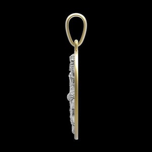 Capricorn Snake Pendant *10k/14k/18k White, Yellow, Rose, Green Gold ...