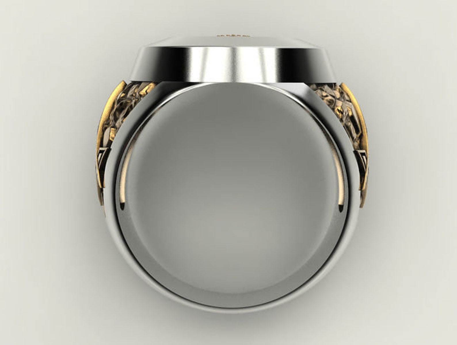 Apprentice Masonic Ring *moissanite With 10k/14k/18k White, Yellow ...