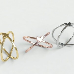 Atomic Love Ring *10k/14k White, Yellow, Rose, Green Gold, Gold Plated ...