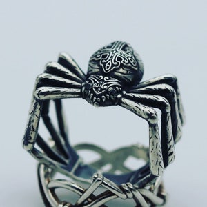 Tarantula Spider Ring *ruby With 10k/14k/18k White, Yellow, Rose, Green ...