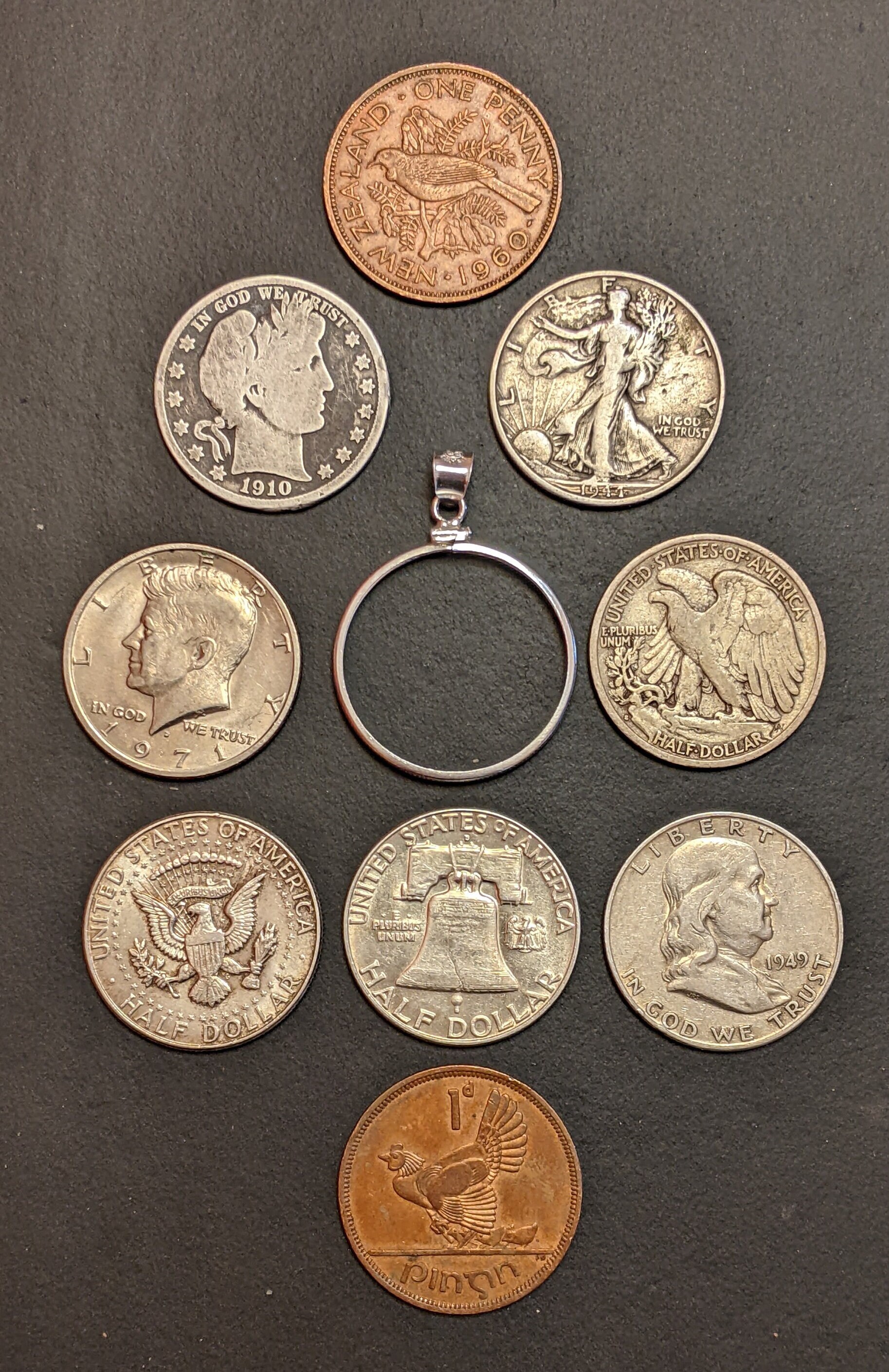 SOLID Sterling Silver Coin Bezel-frame for US & Foreign Coins - Etsy