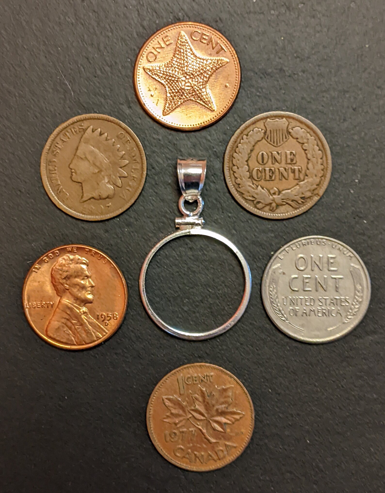 SOLID Sterling Silver Coin Bezel-frame for US & Foreign Coins - Etsy
