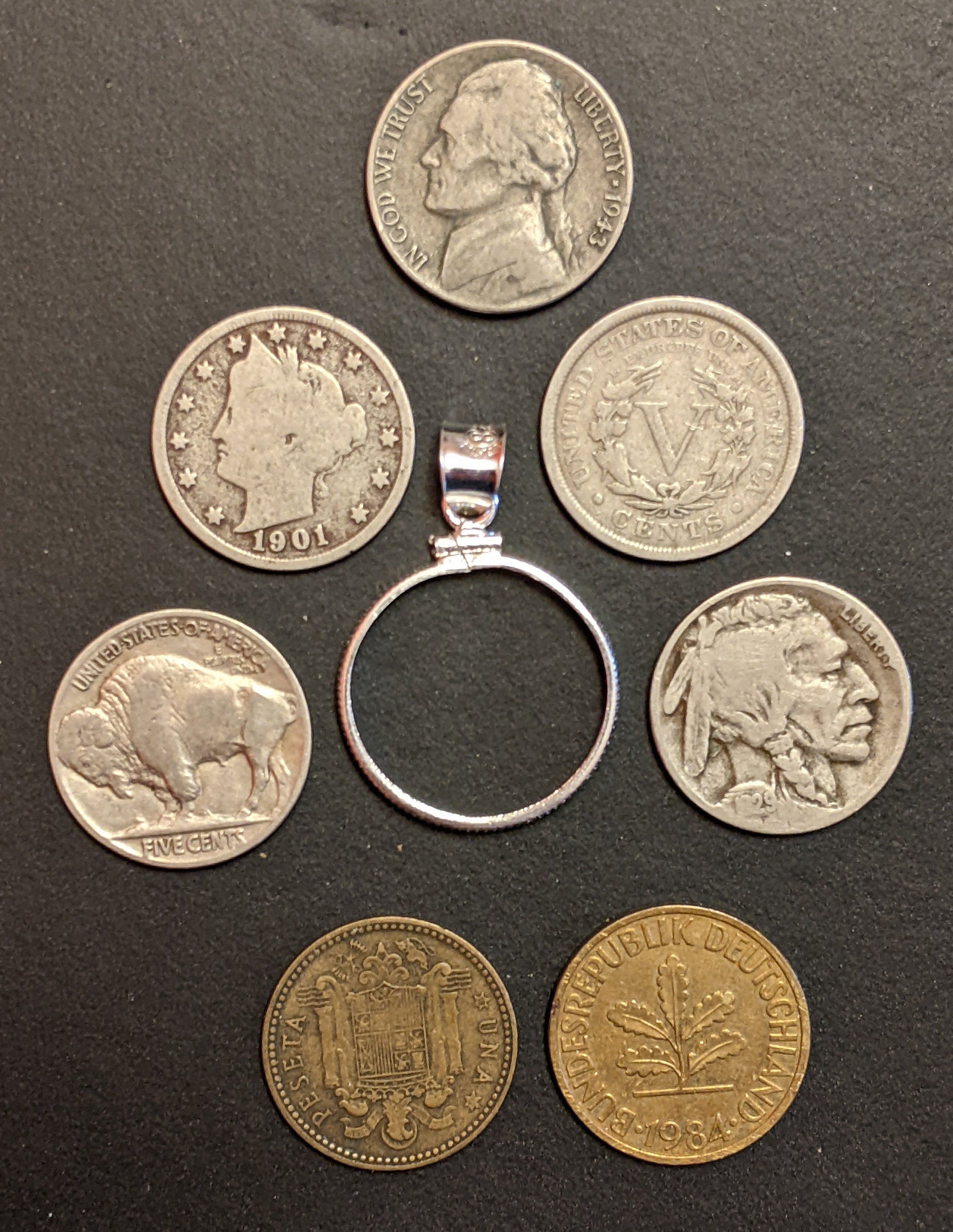 SOLID Sterling Silver Coin Bezel-frame for US & Foreign Coins - Etsy