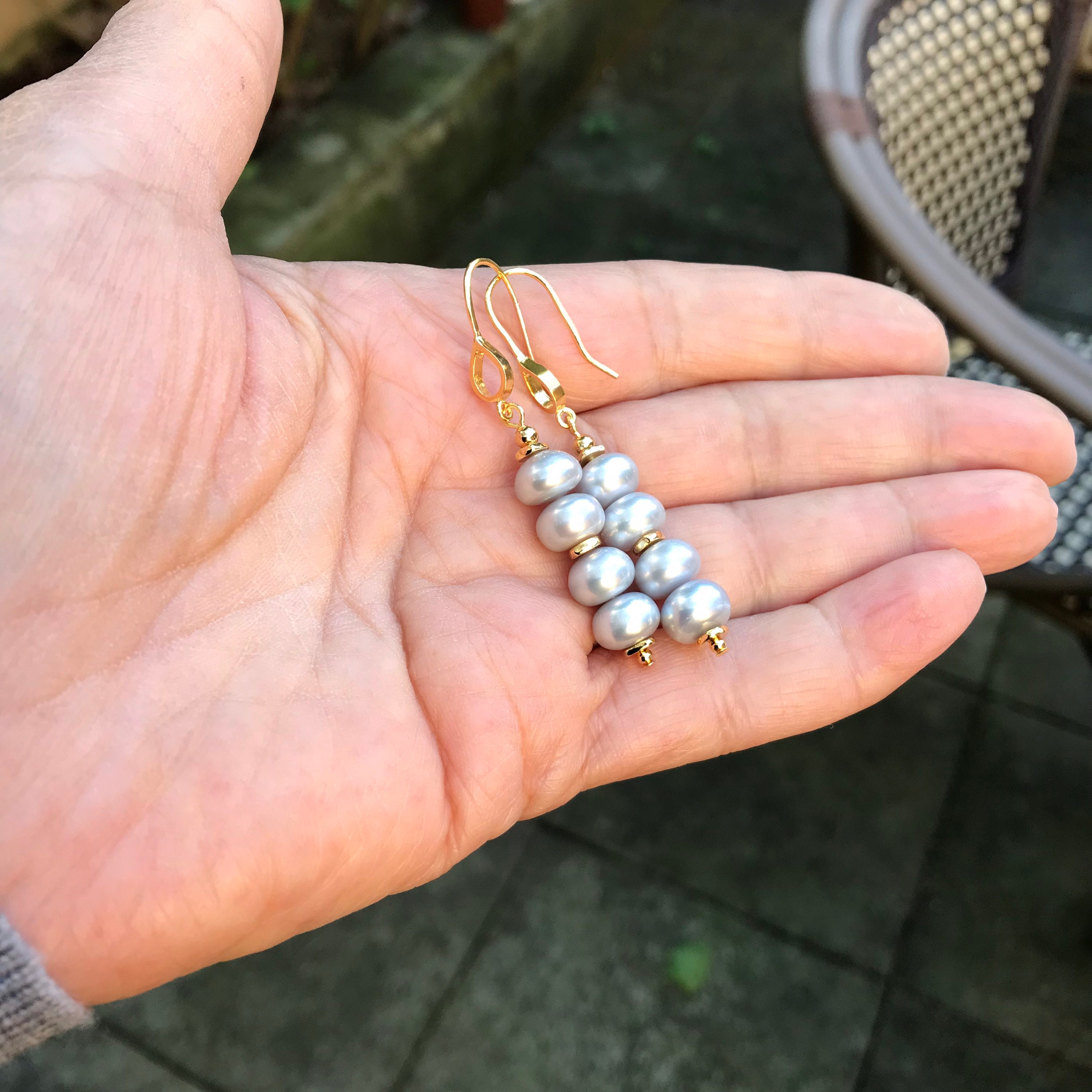 Stunning Silver Pearls Thai Hill Tribe Silver 24k Gold - Etsy