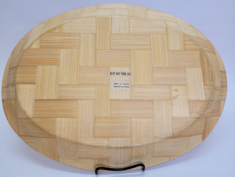 Vintage Bamboo Souvenir Tray. FLORIDA - Etsy