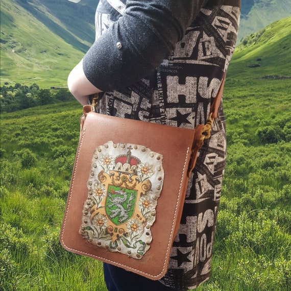 Leather Bag With Styria Panther Coat of Arms - Etsy