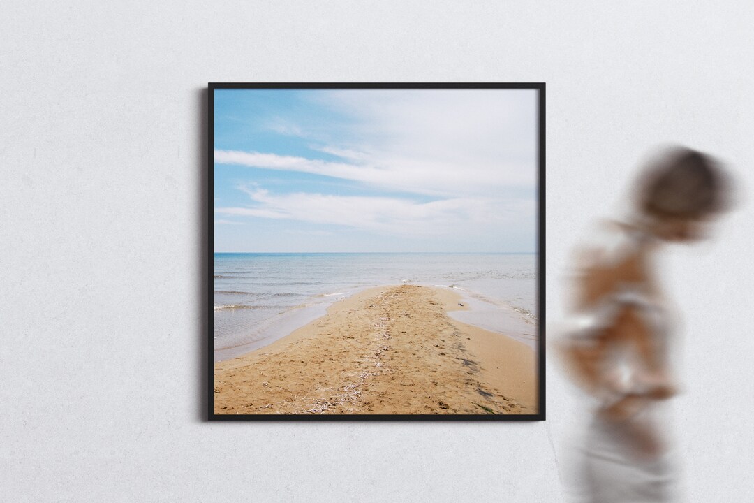 Prasonisi Beach Photography Print – Minimalist Coastal Art - Etsy UK