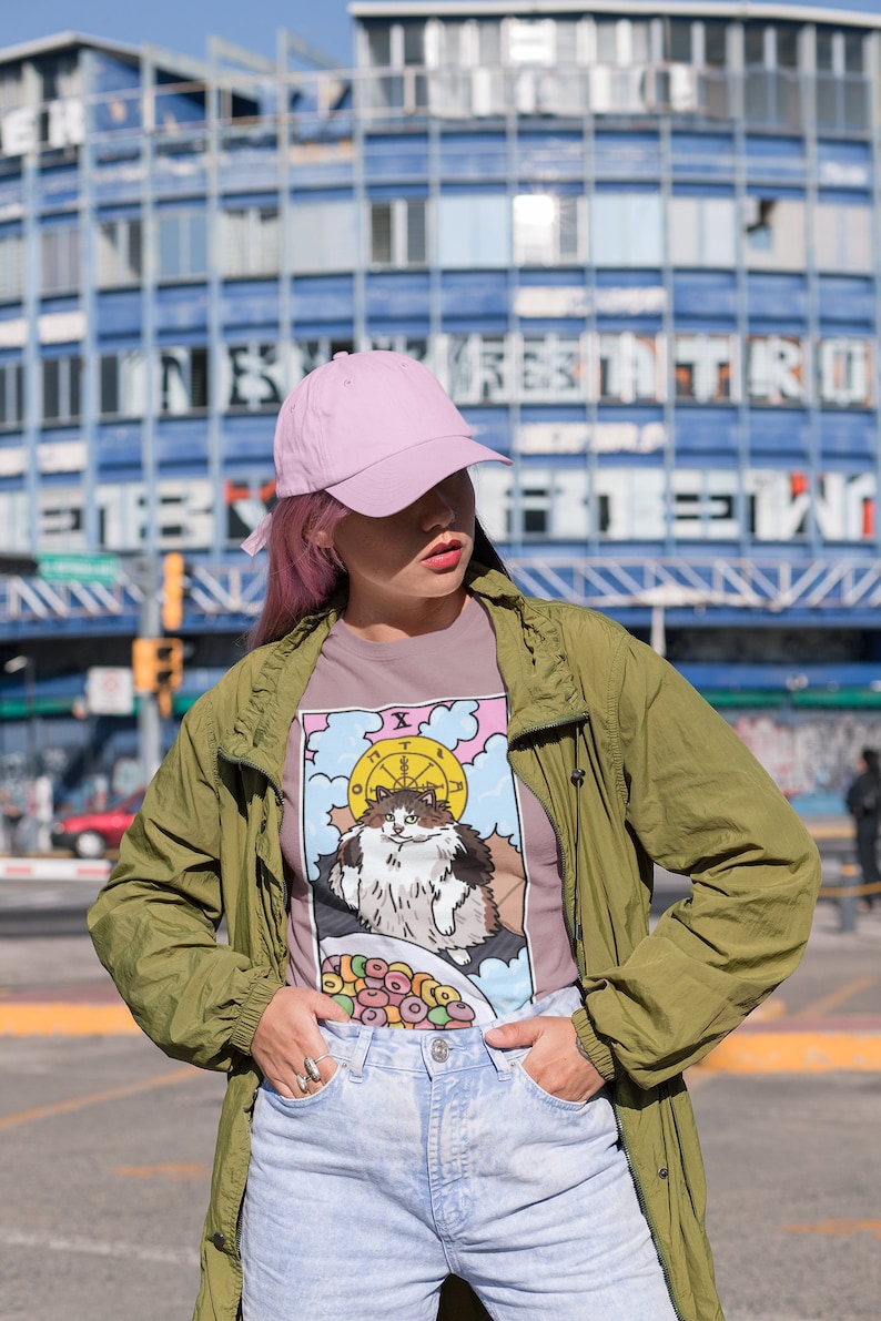 Wheel of Fortune Tarot Cat Loops Brother Cereal Cat Meme Shirt, Tarot ...