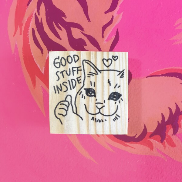 Funny Rubber Stamp - Etsy