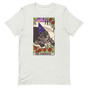 Wizard Cat the Magician T Shirt, Tarot Card Shirt, Witchy Clothing ...