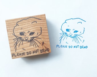 Do Not Bend Stamp - Etsy