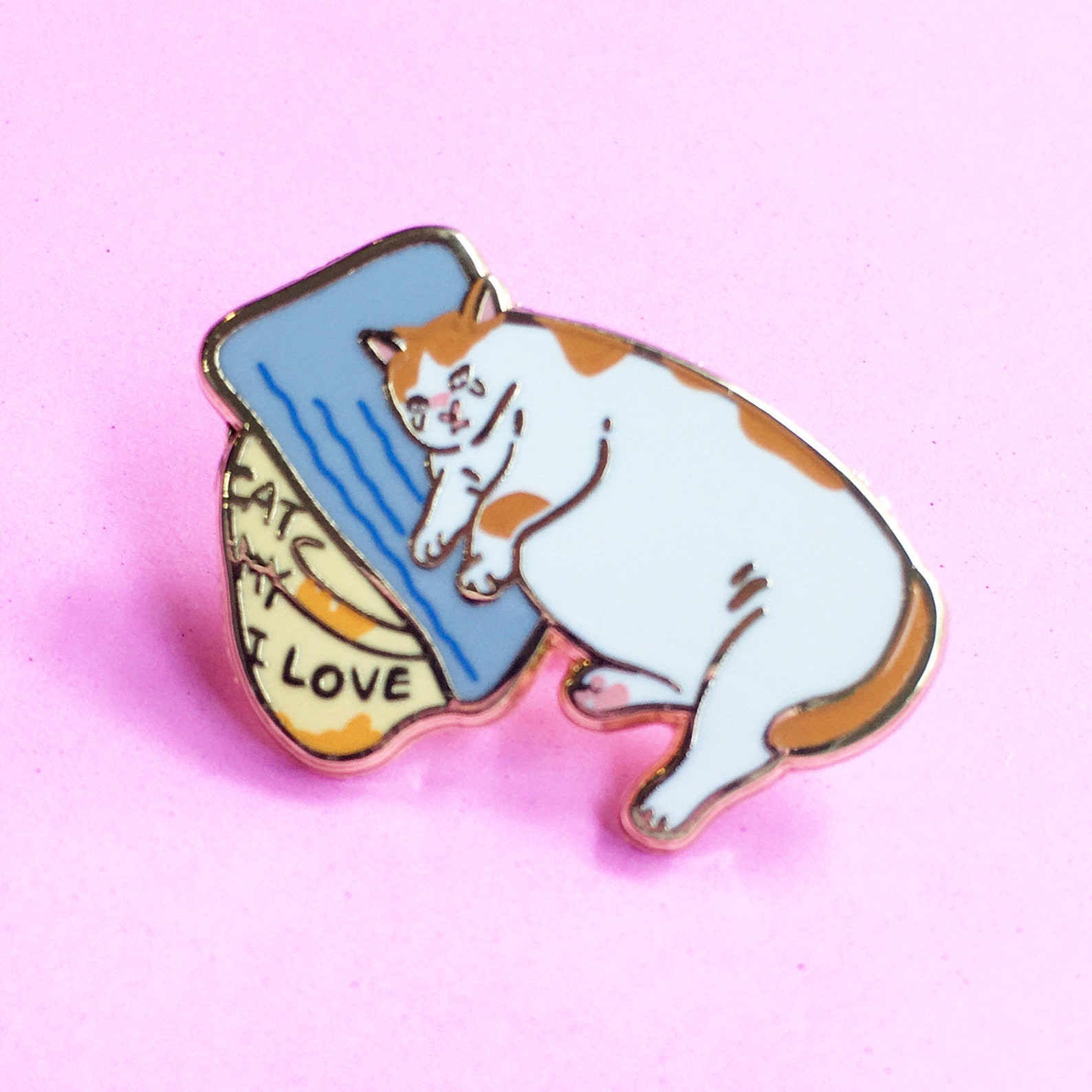 The Original Crying Cat Enamel Pin Cat Meme pin sad cat | Etsy