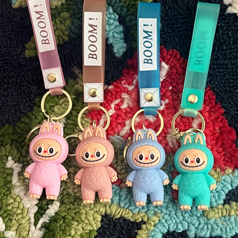 Labubu Keychain - Etsy