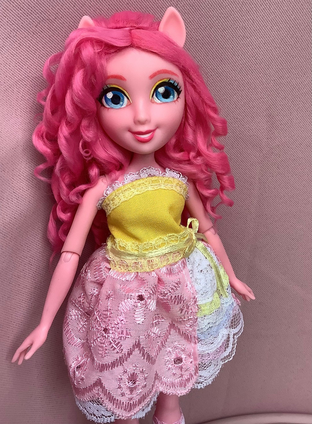 My Little Pony Equestria Redesign OOAK Pinky Pie Doll - Etsy