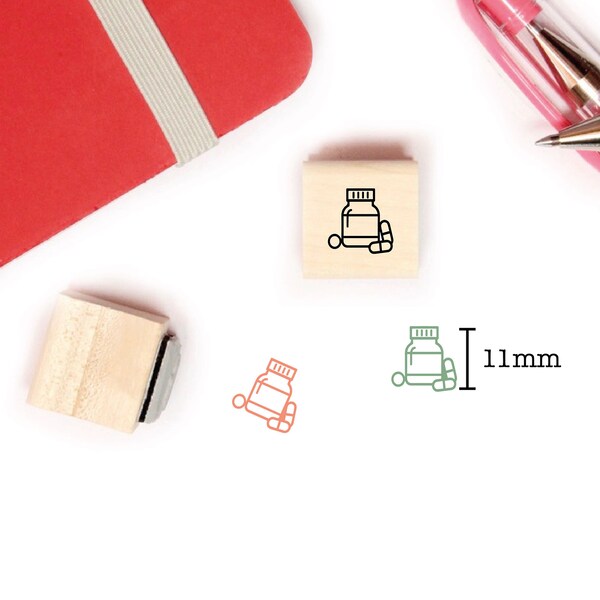 Mini Rubber Stamp - Etsy