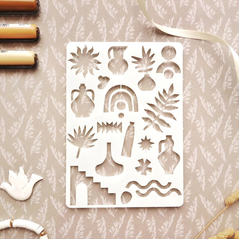 Boho Stencil - Etsy