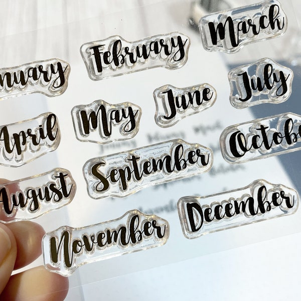 Calendar Stamp - Etsy