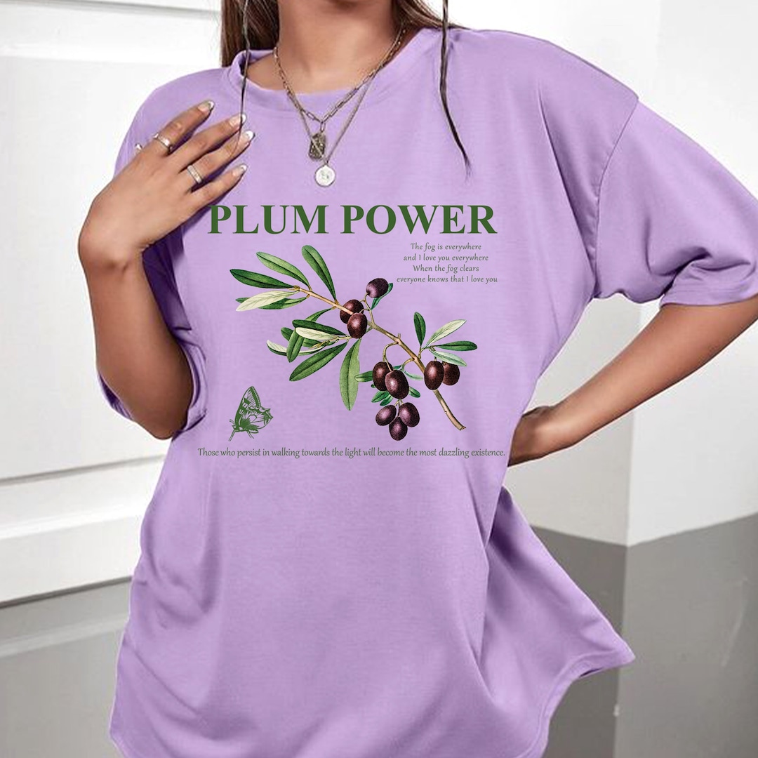 Plum Power Png,plants Png,plant Lover Gifts,alphabet Design Png,png for ...