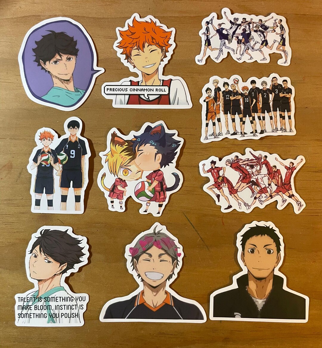 75 Pack of Misc Stickers tbhk, Haikyuu, Hxh, Danganronpa - Etsy