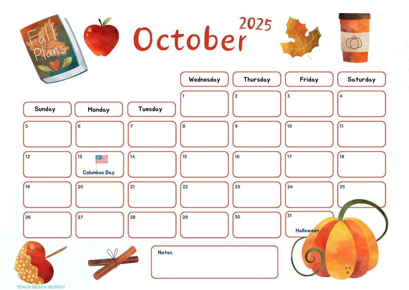 Printable Calendar, 2025-2026 Calendar, Printable Calendars, Calendar ...