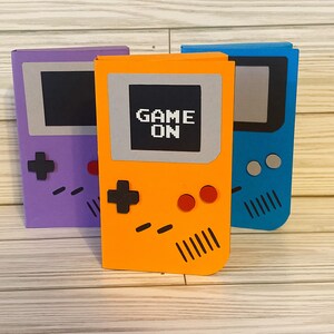 Custom Gameboy Handheld Video Game Candy Bar Holder Wrapper for Video ...