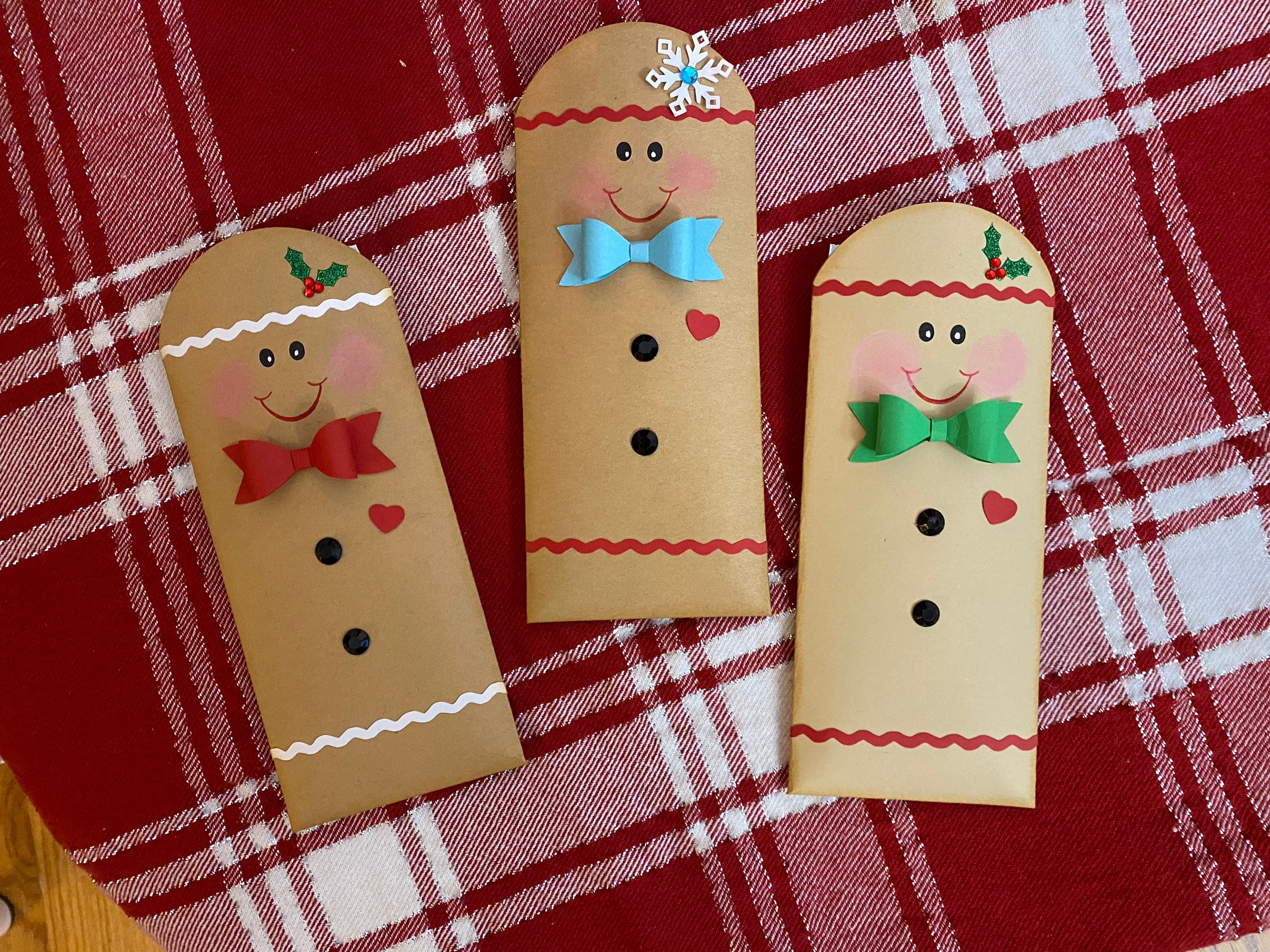 Set of Holiday Christmas Gingerbread Cookie Candy Bar Wrapper ...