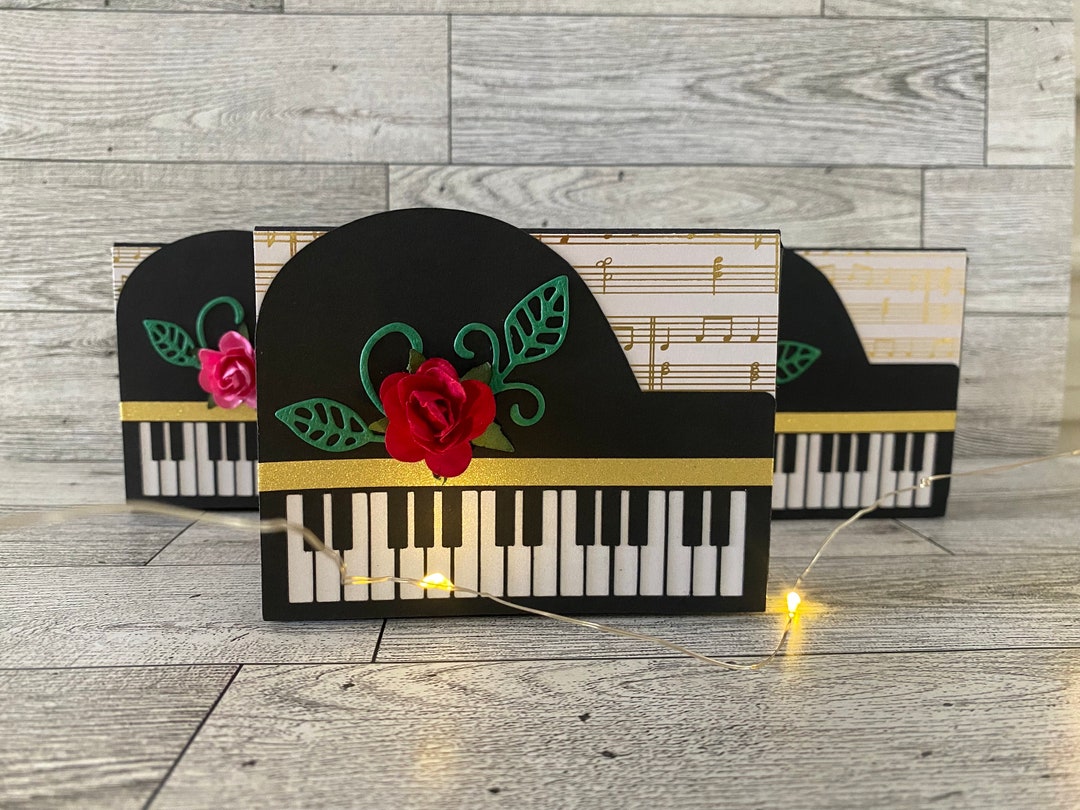 Piano Keyboard Favor Candy Box Wrapper - Kitkat Holder - Party Birthday ...